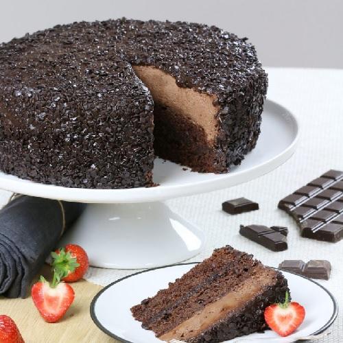 Dark & Deadly Chocolate Cake (16 portions) – EURODROP